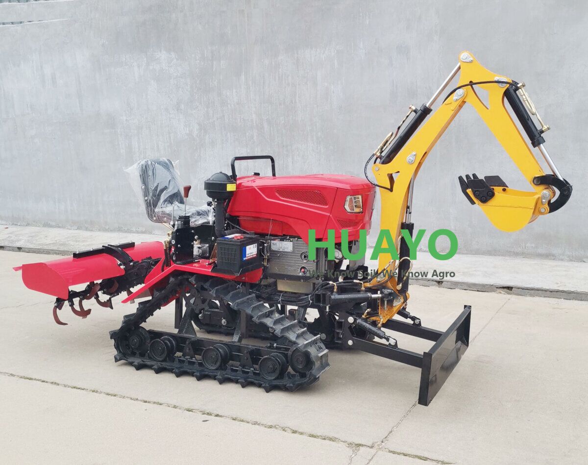 Crawler Tractor Backhoe - HUAYO AGRO MACHINE