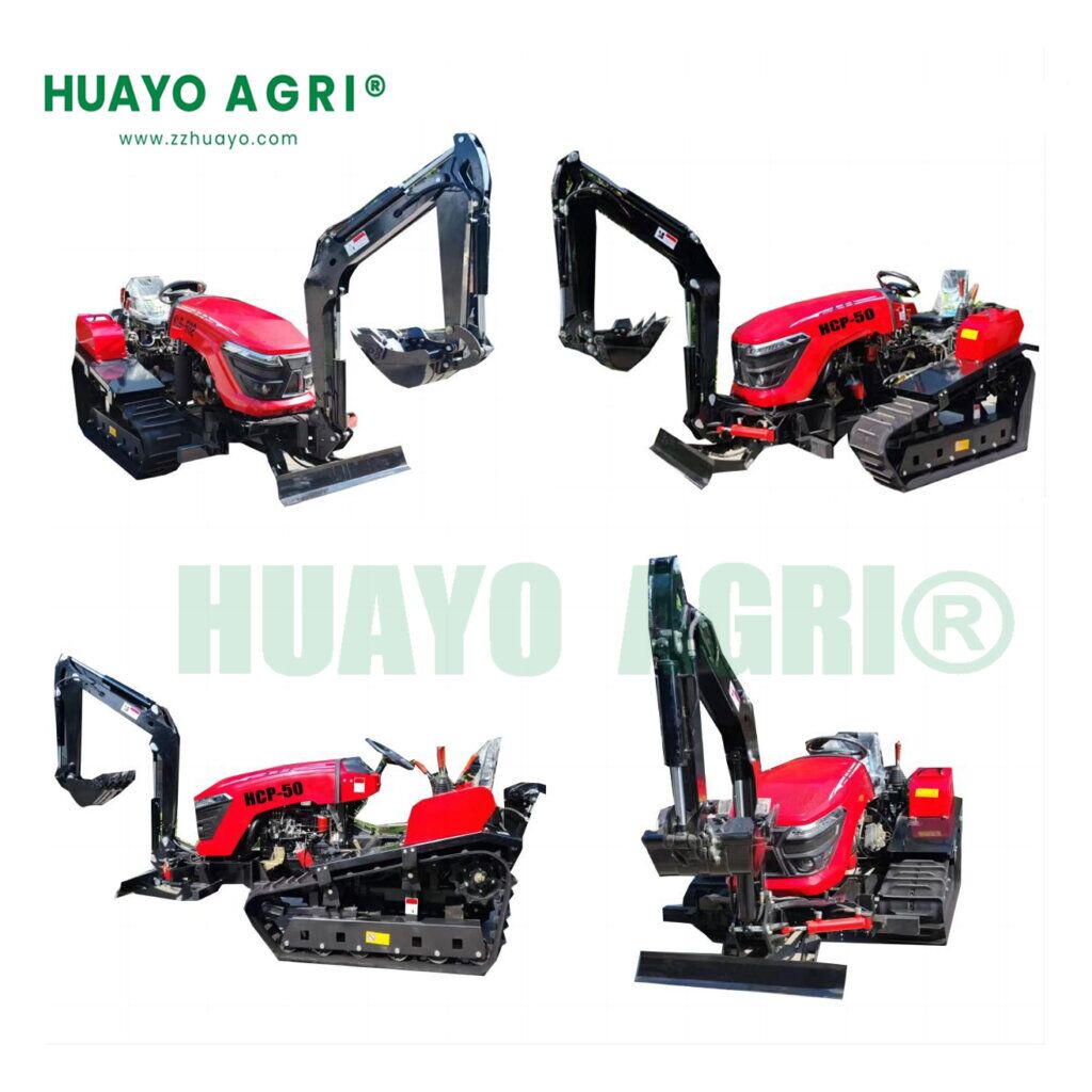 Crawler Tractor Backhoe - HUAYO AGRO MACHINE